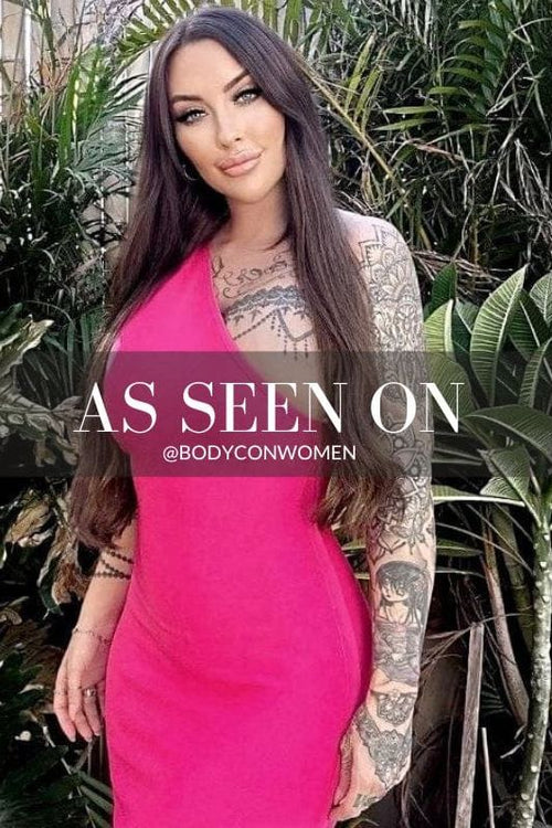 Peach One Shoulder Joi Bodycon Midi Dress | Womens Bodycon Dress